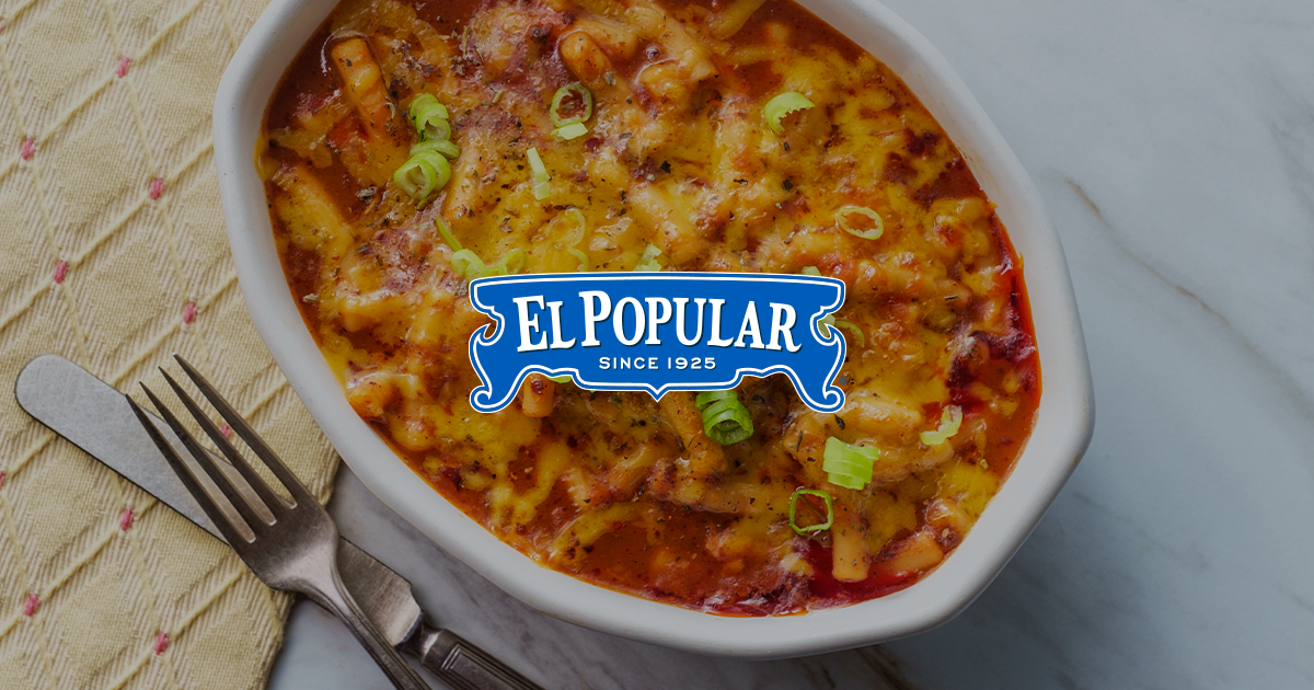 Rich Mole Mac and Cheese - El Popular - Authentic Mexican Recipes