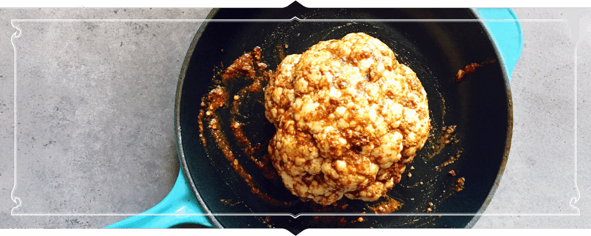 Pan Roasted Mole Cauliflower - El Popular